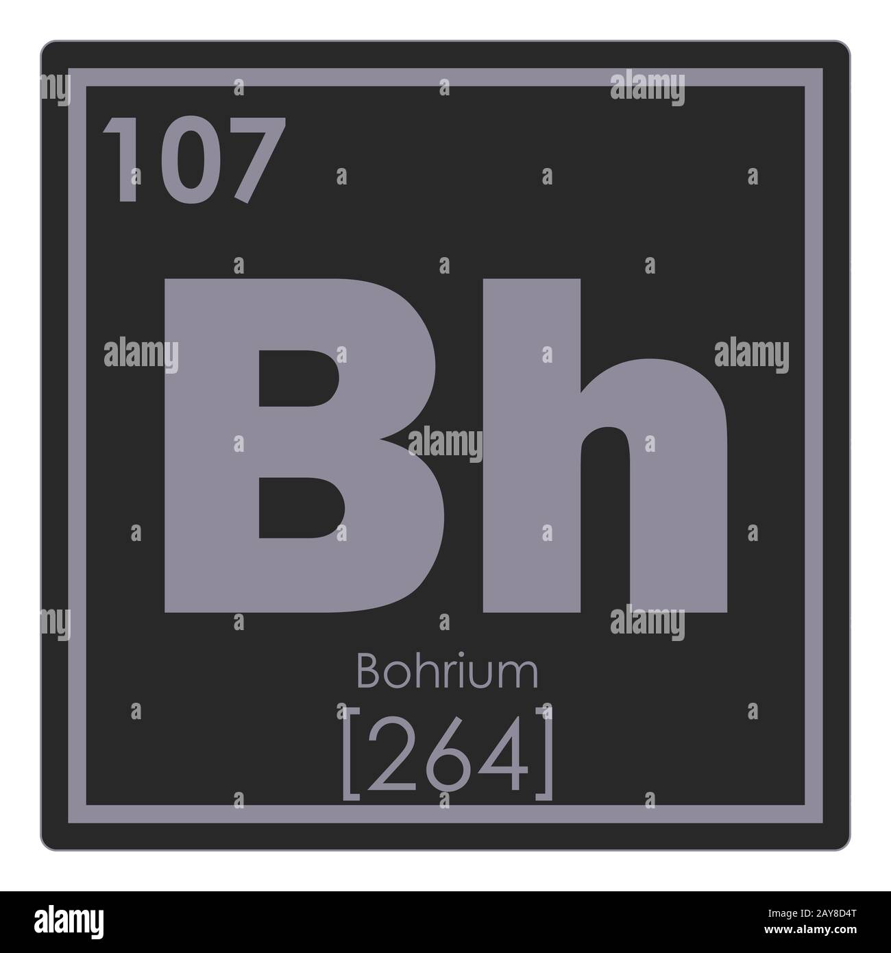 Bohrium chemical element Stock Photo - Alamy