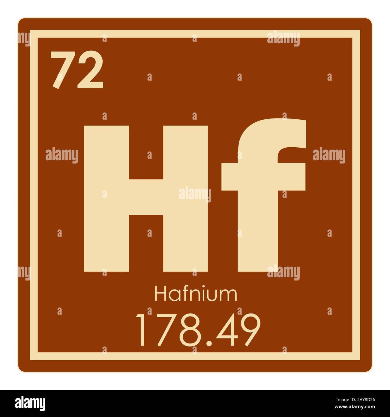 Hafnium chemical element Stock Photo - Alamy