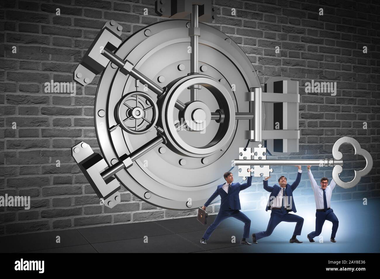 Vault key door bank hi-res stock photography and images - Alamy