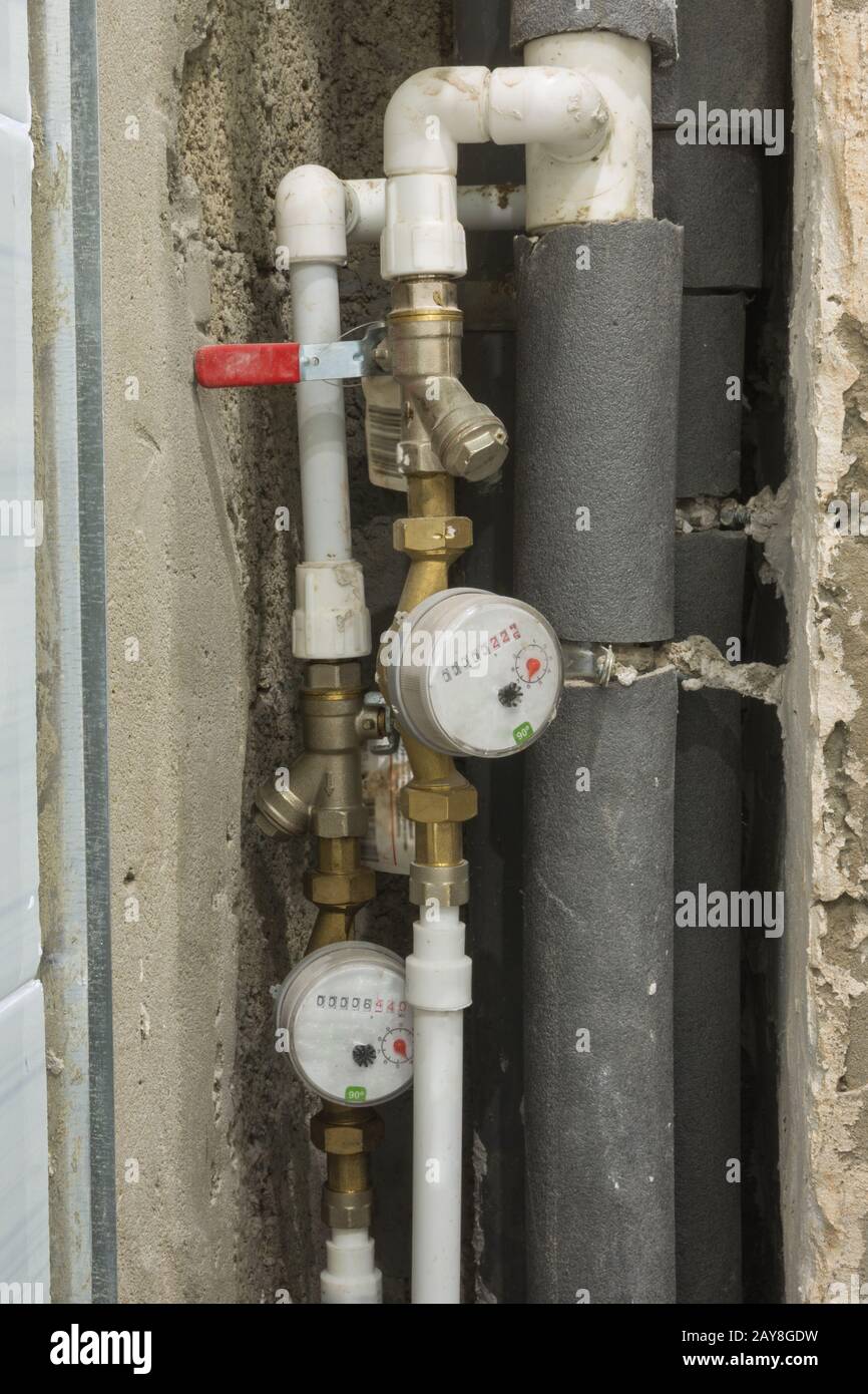 Water meters apartment hi-res stock photography and images - Alamy
