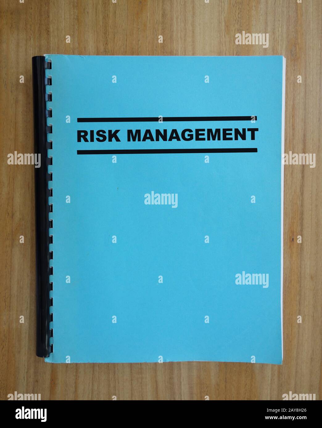 Risk Management folder Stock Photo - Alamy