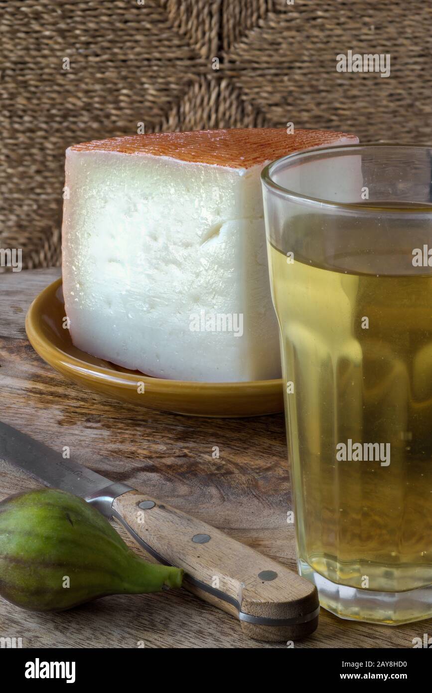 Spanish goat cheese from Toledo Stock Photo - Alamy