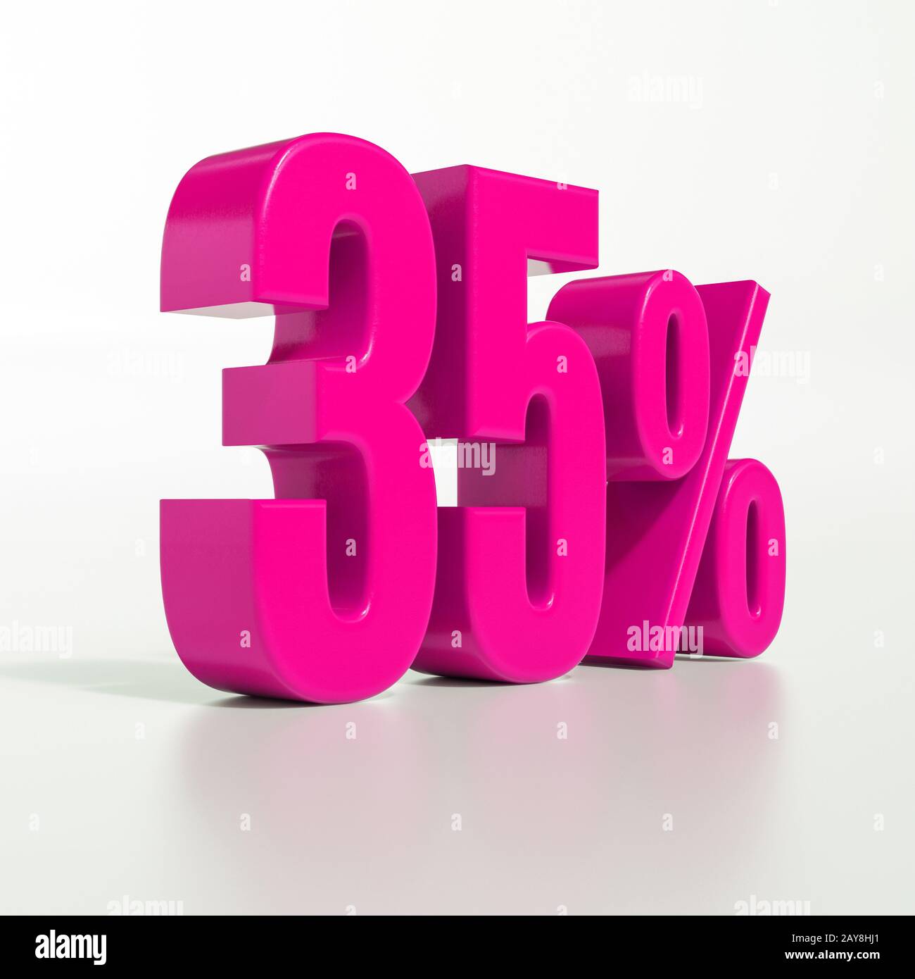 35 Percent Pink Sign Stock Photo - Alamy