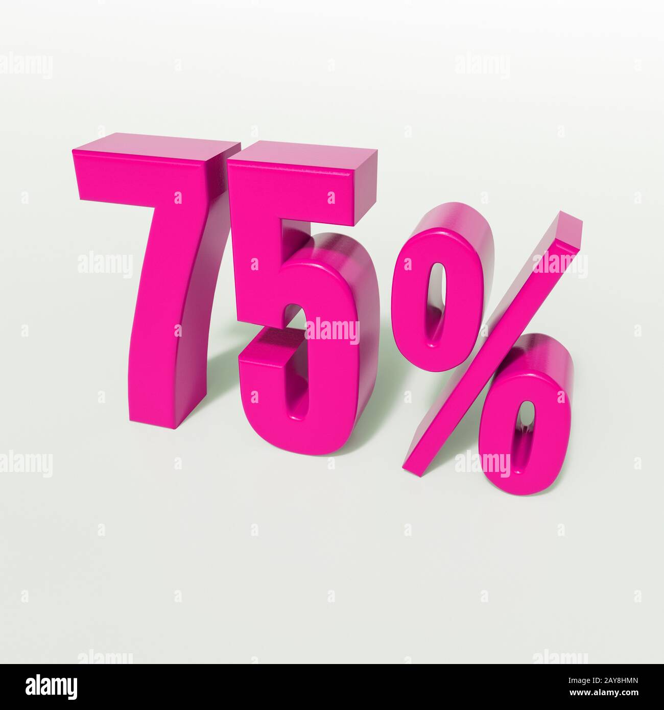 75 percent discount sign icon hi-res stock photography and images - Alamy