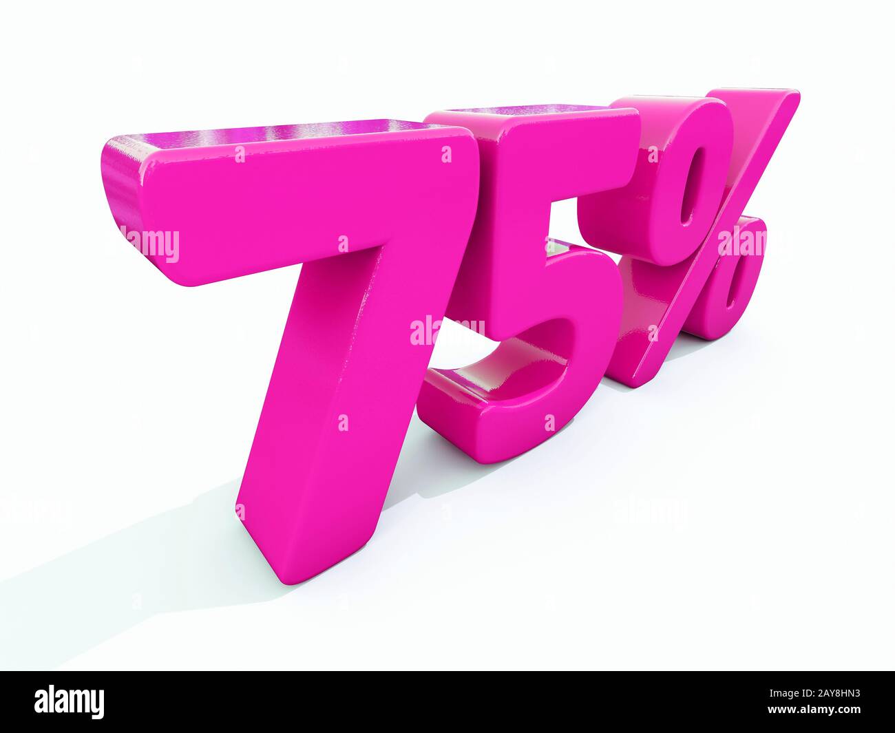 75 percent discount sign icon hi-res stock photography and images - Alamy