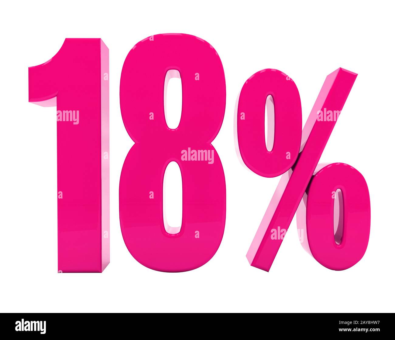 18 percent Cut Out Stock Images & Pictures - Alamy