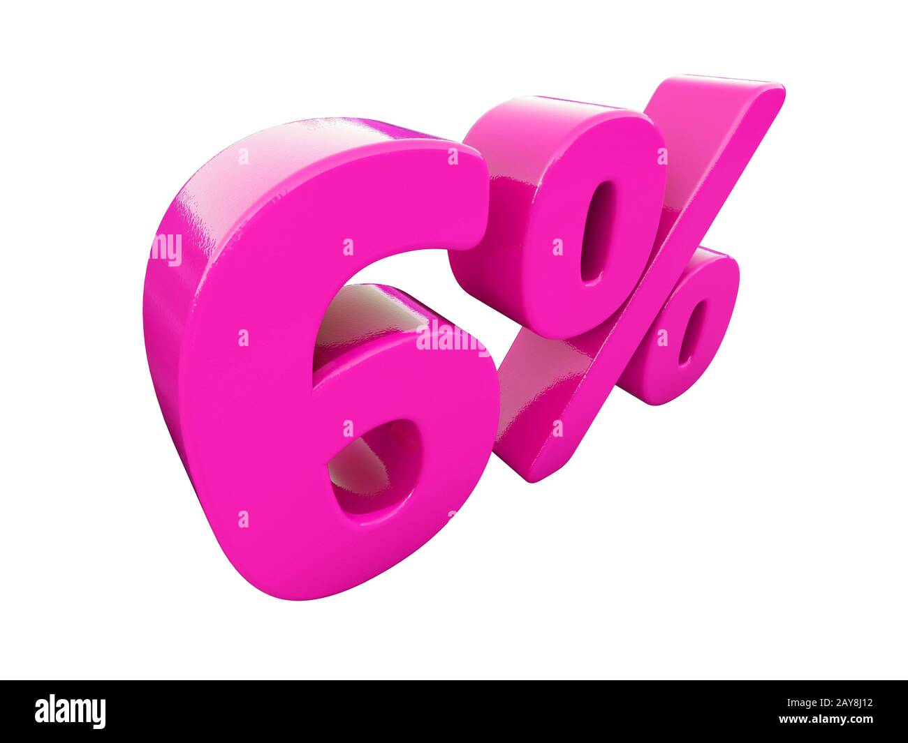6 percent sign hi-res stock photography and images - Alamy