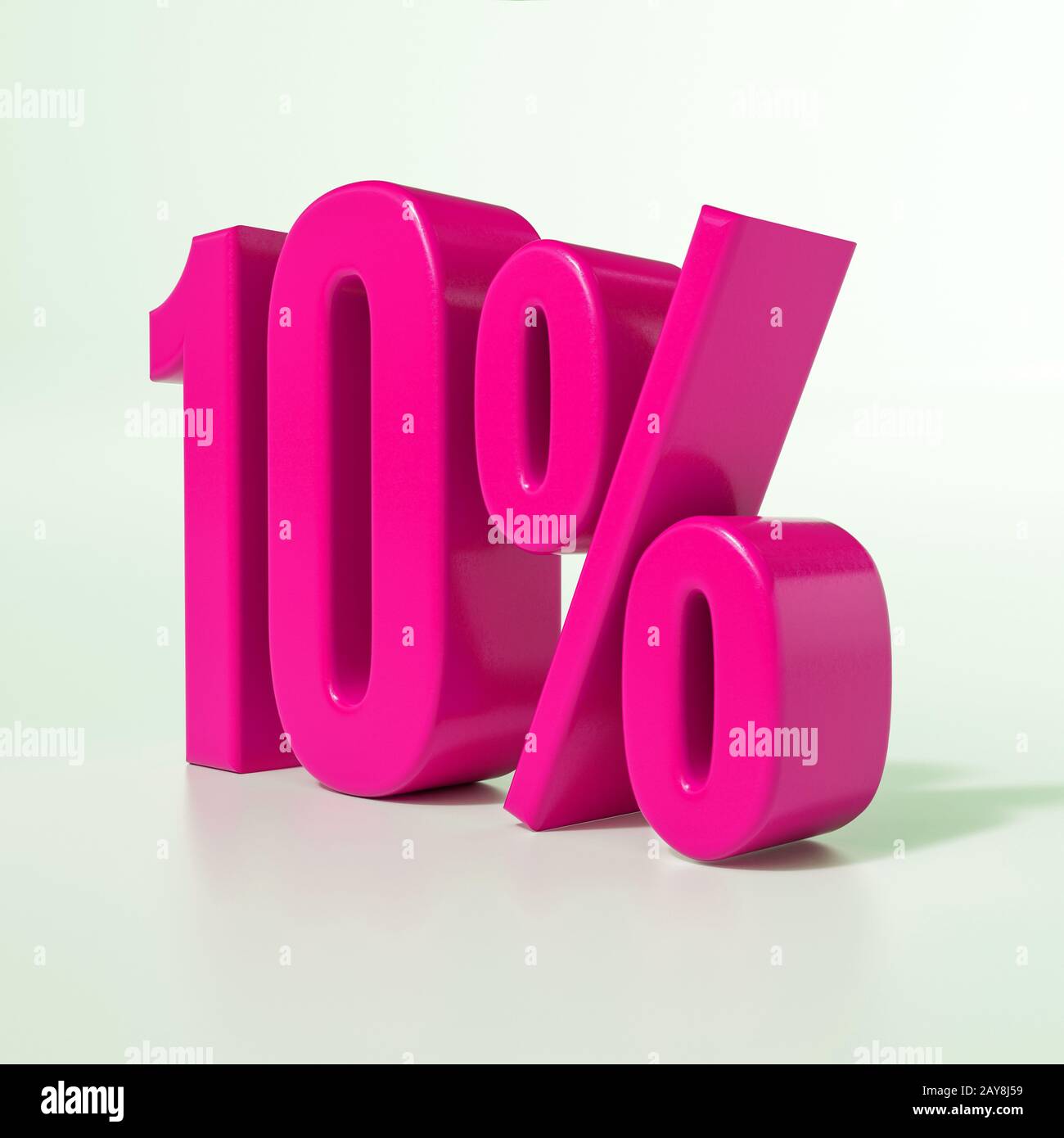 10 Percent Pink Sign Stock Photo - Alamy