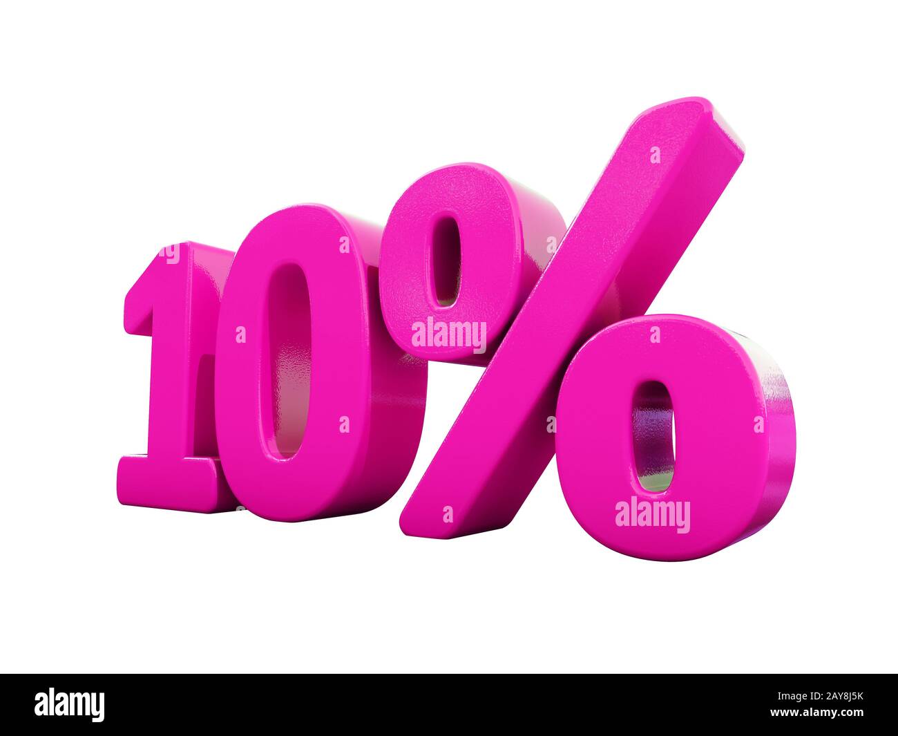 10 Percent Pink Sign Stock Photo - Alamy