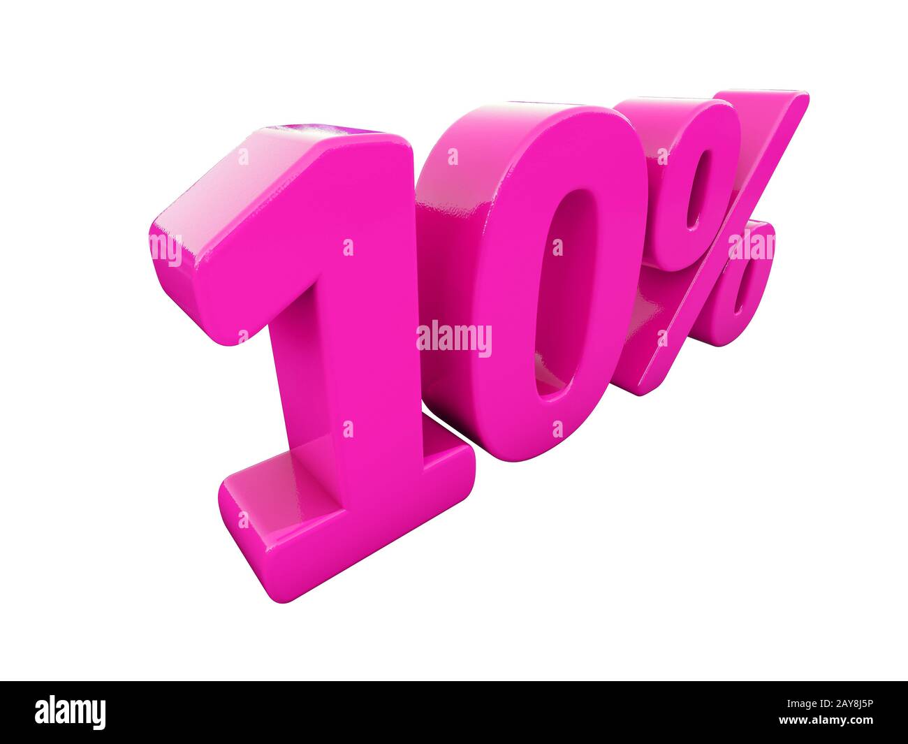 10 Percent Pink Sign Stock Photo - Alamy