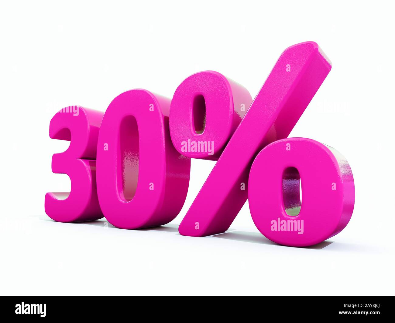 30 Percent Pink Sign Stock Photo - Alamy