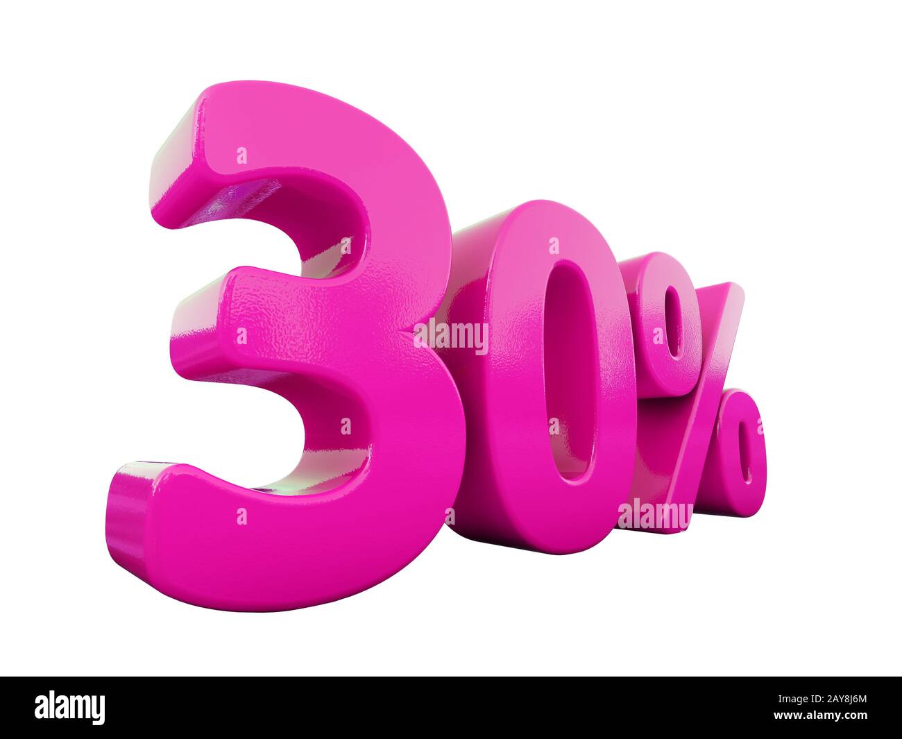 30 Percent Pink Sign Stock Photo - Alamy