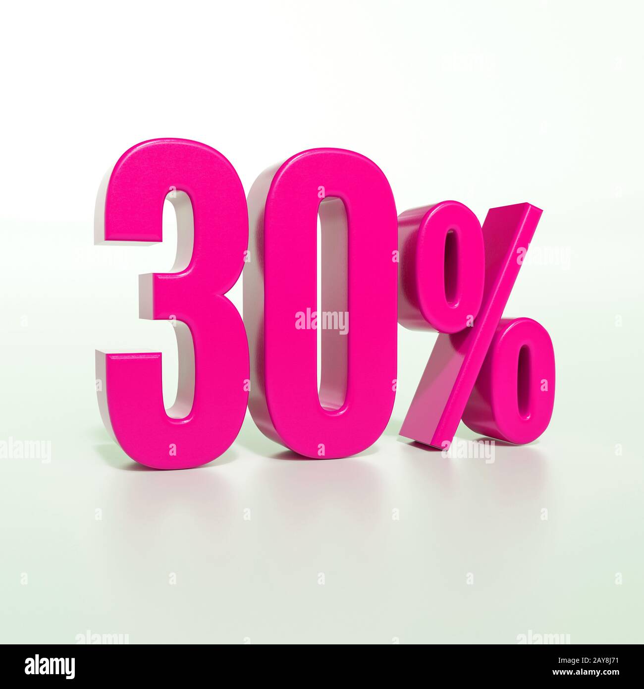 30 Percent Pink Sign Stock Photo - Alamy
