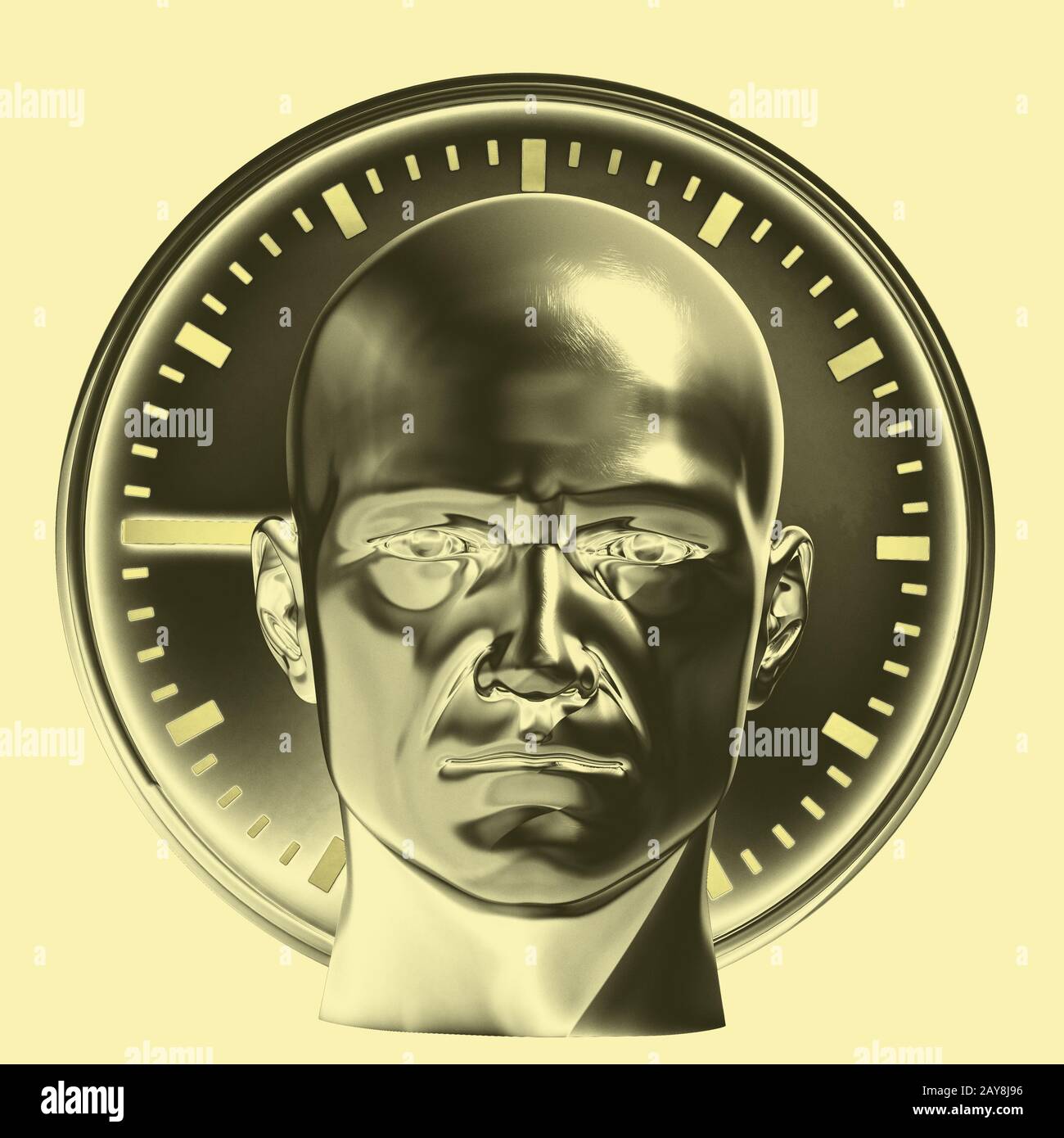 Time Concept 3D Illustration Stock Photo - Alamy