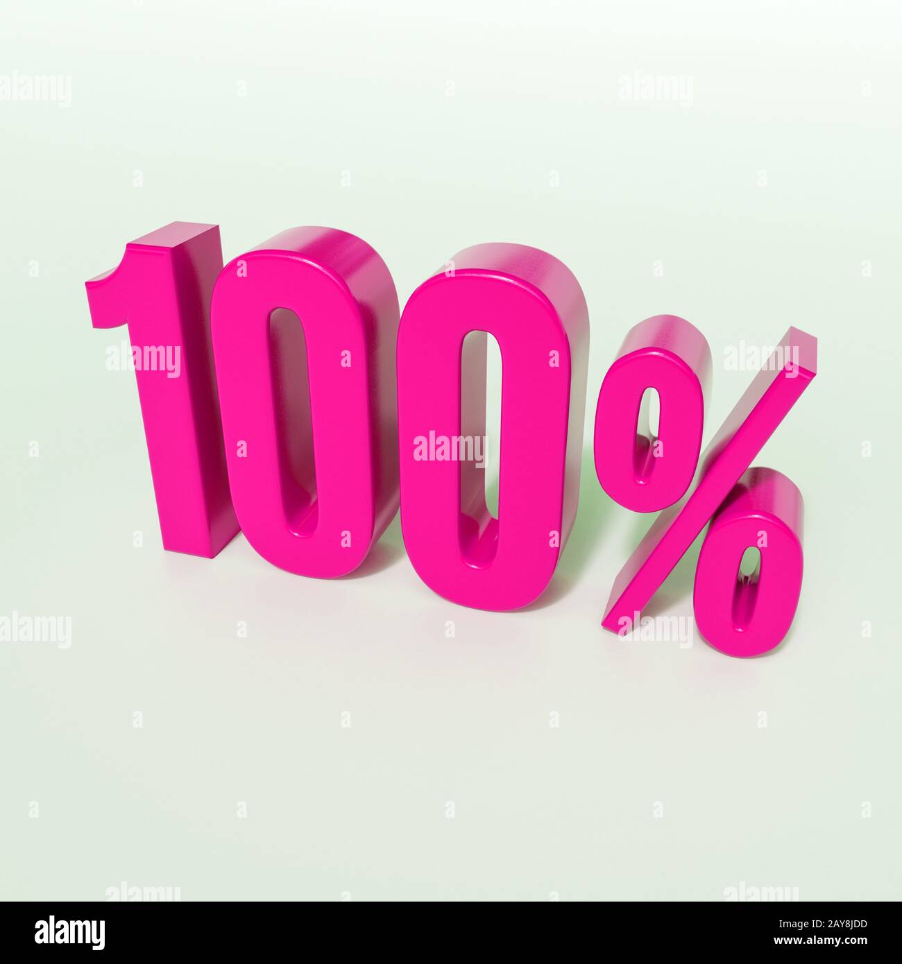100 Percent Pink Sign Stock Photo - Alamy