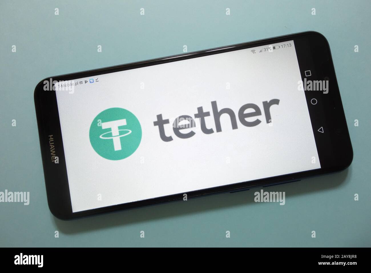 Tether icon hi-res stock photography and images - Alamy