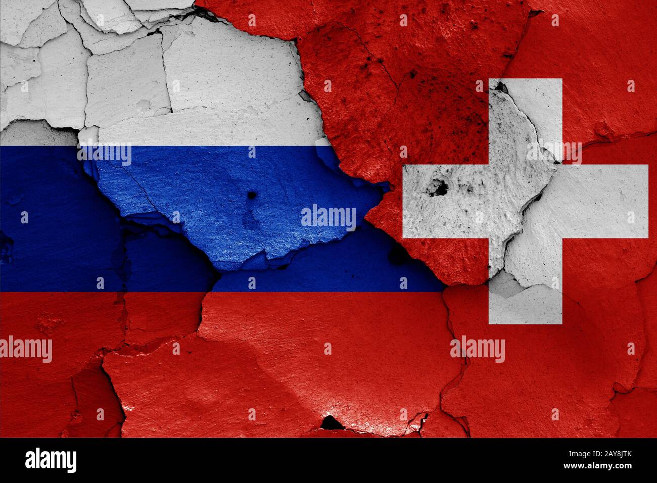 Switzerland russia flag hi-res stock photography and images - Alamy