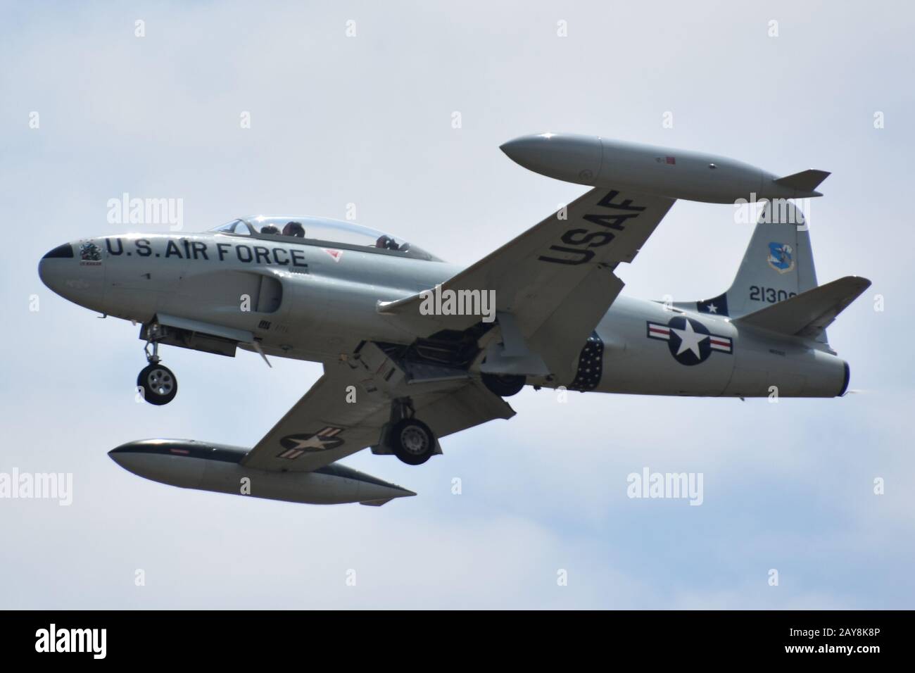 Lockheed Shooting Star T33 at the 2018 Great New England Airshow at ...