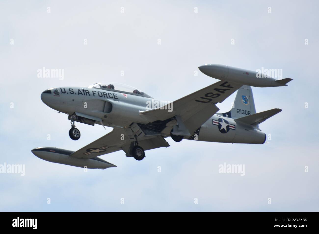 Lockheed Shooting Star T33 at the 2018 Great New England Airshow at ...