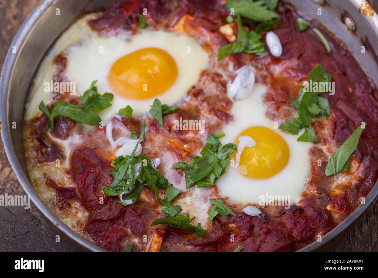 Traditional israeli shakshuka in hi-res stock photography and images ...