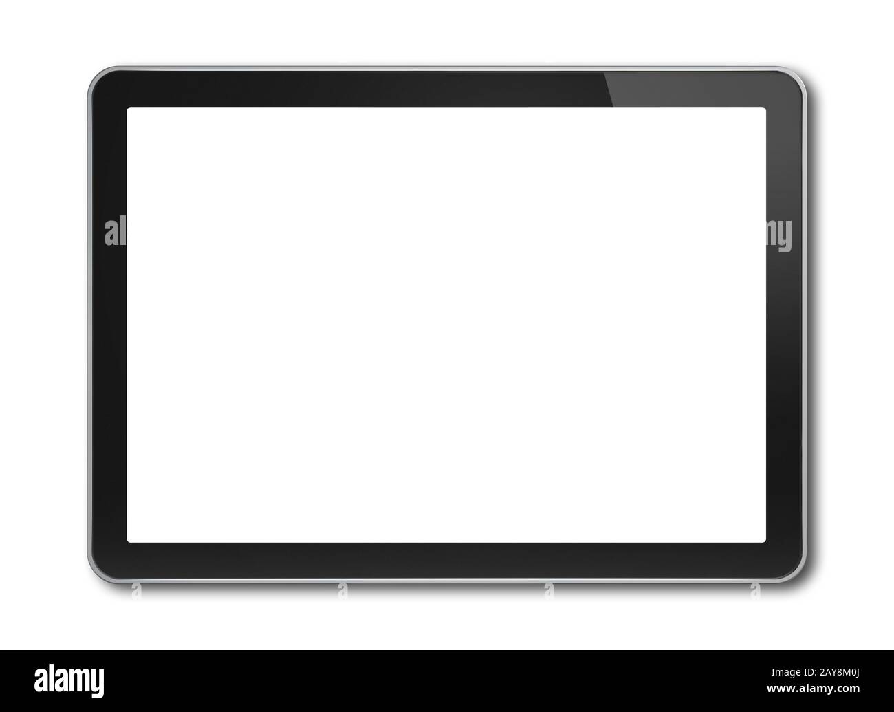 Digital tablet pc, smartphone template isolated on white Stock Photo ...