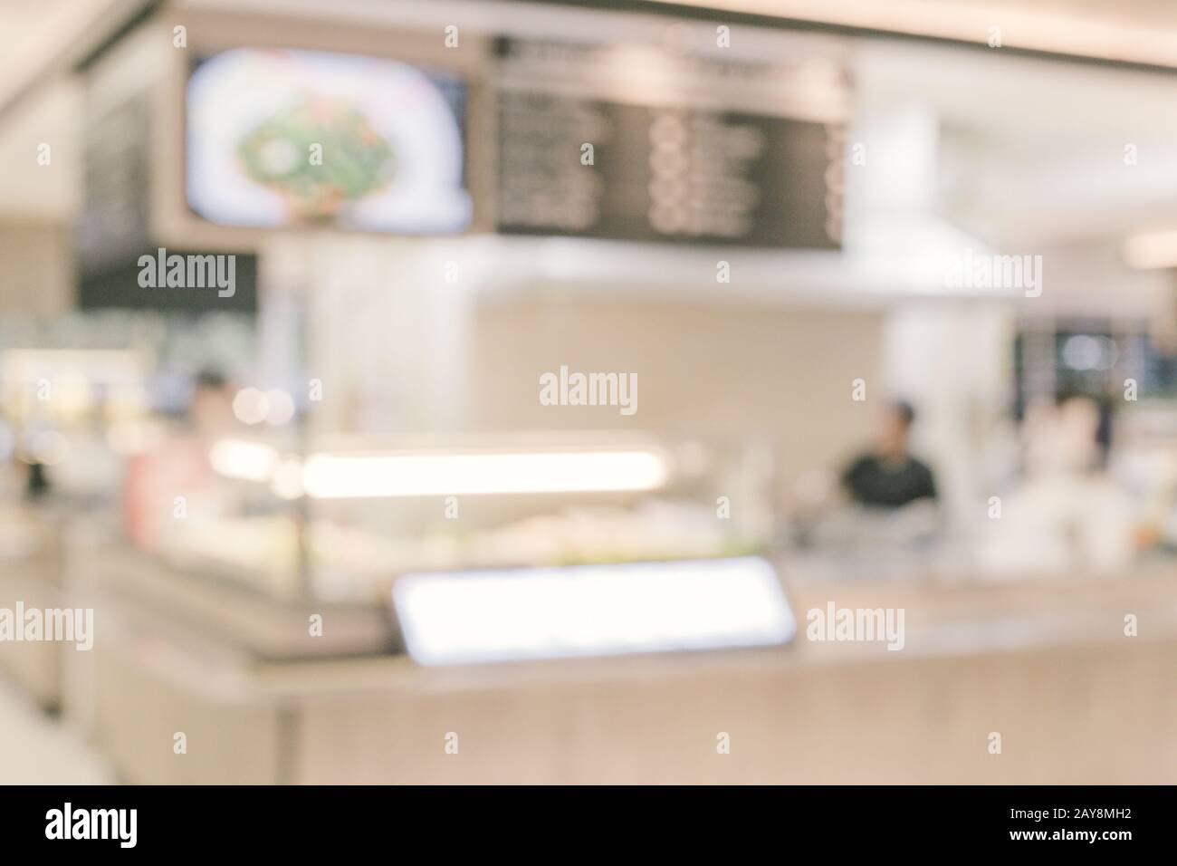 Abstract blur department store with shopping mall interior for ...