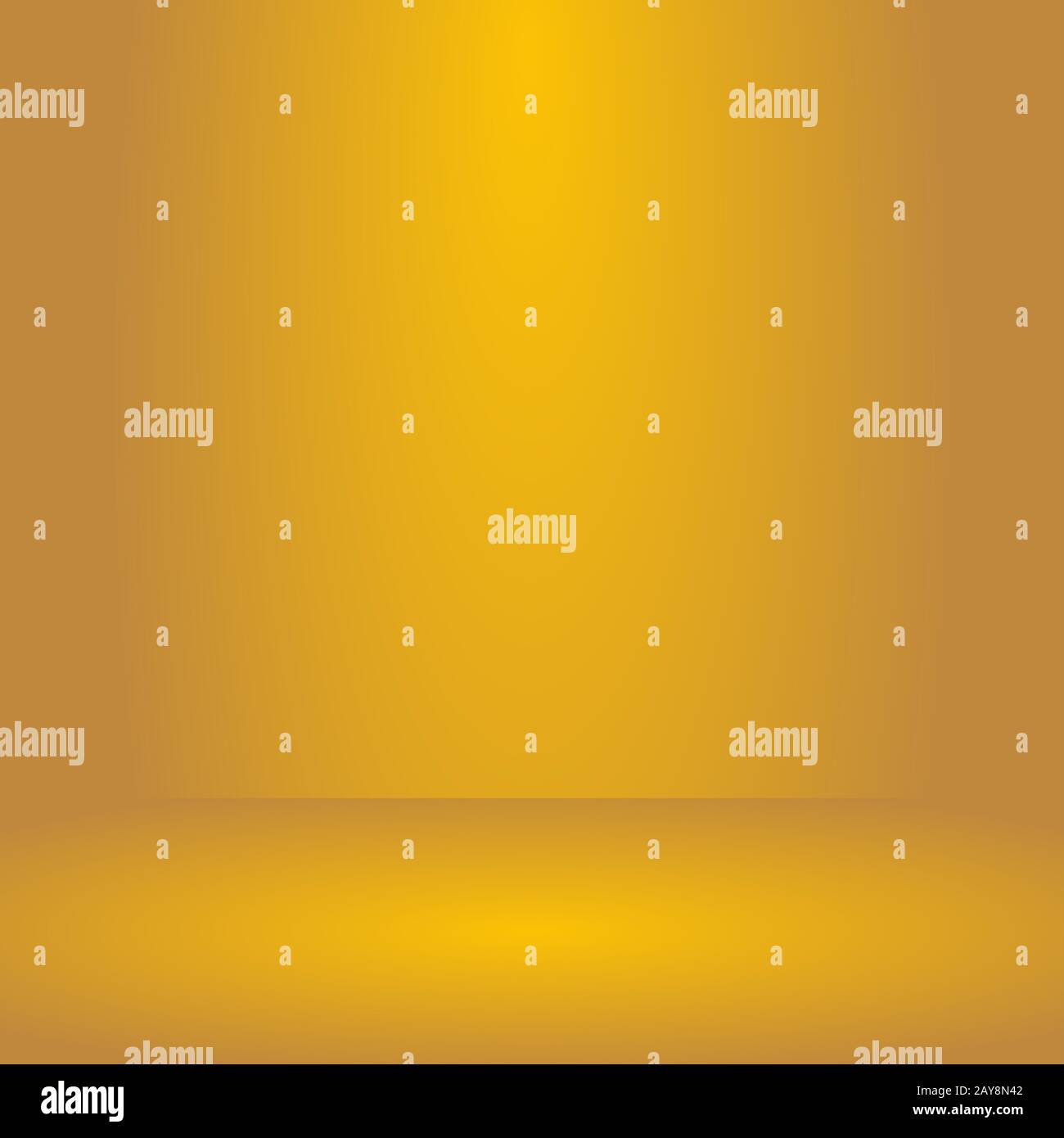 Luxury Gold Studio room background with Spotlights well use as Business ...