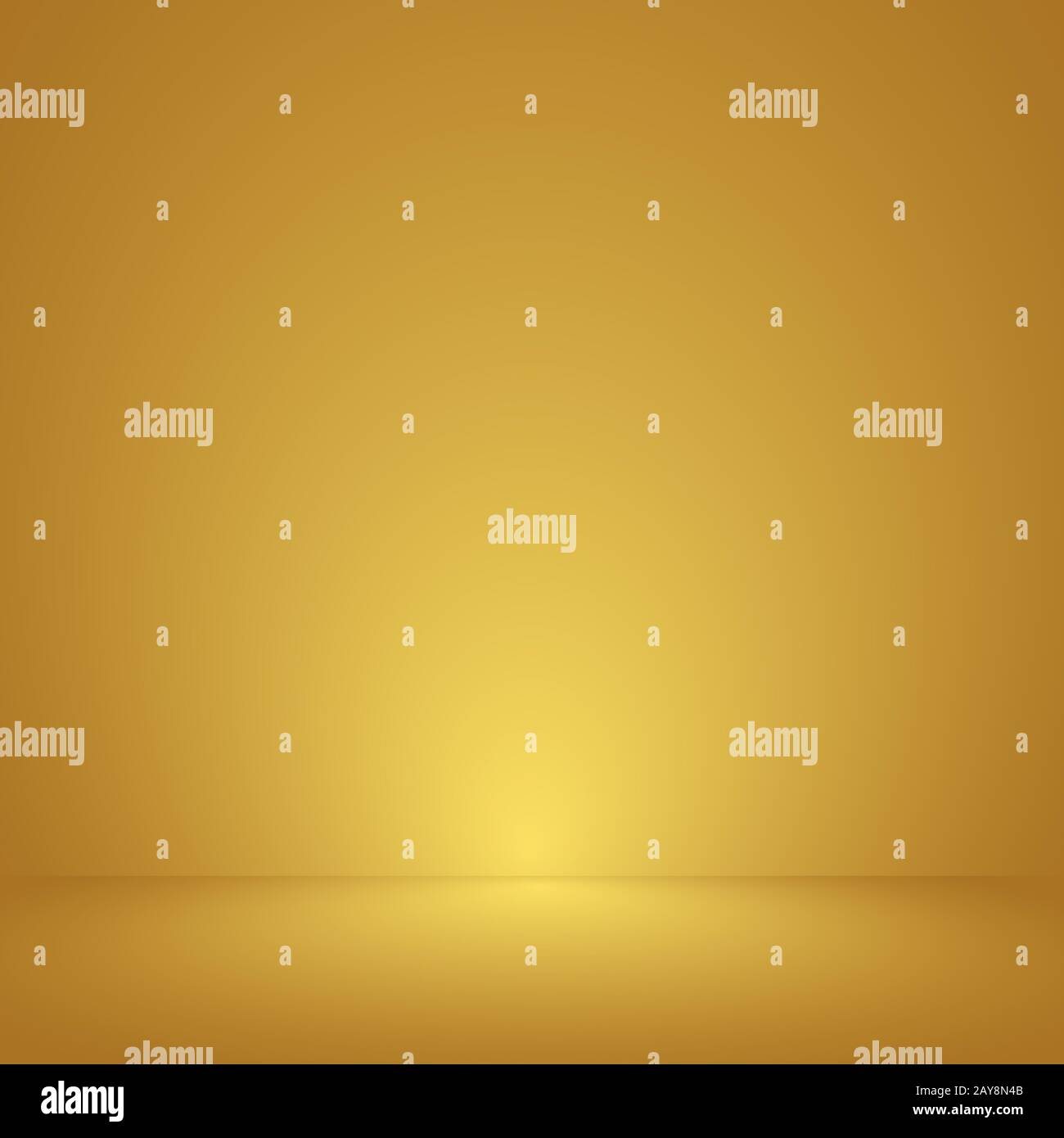 Luxury Gold Studio room background with Spotlights well use as Business ...