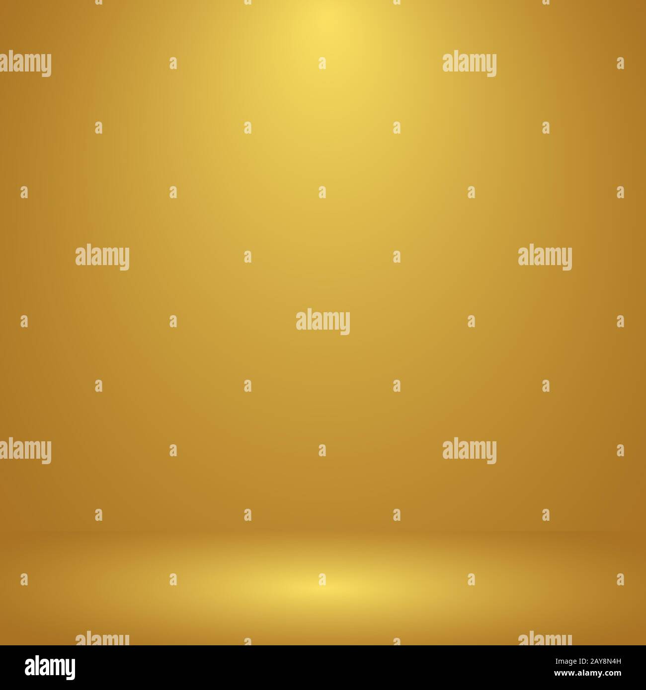 Luxury Gold Studio room background with Spotlights well use as Business ...