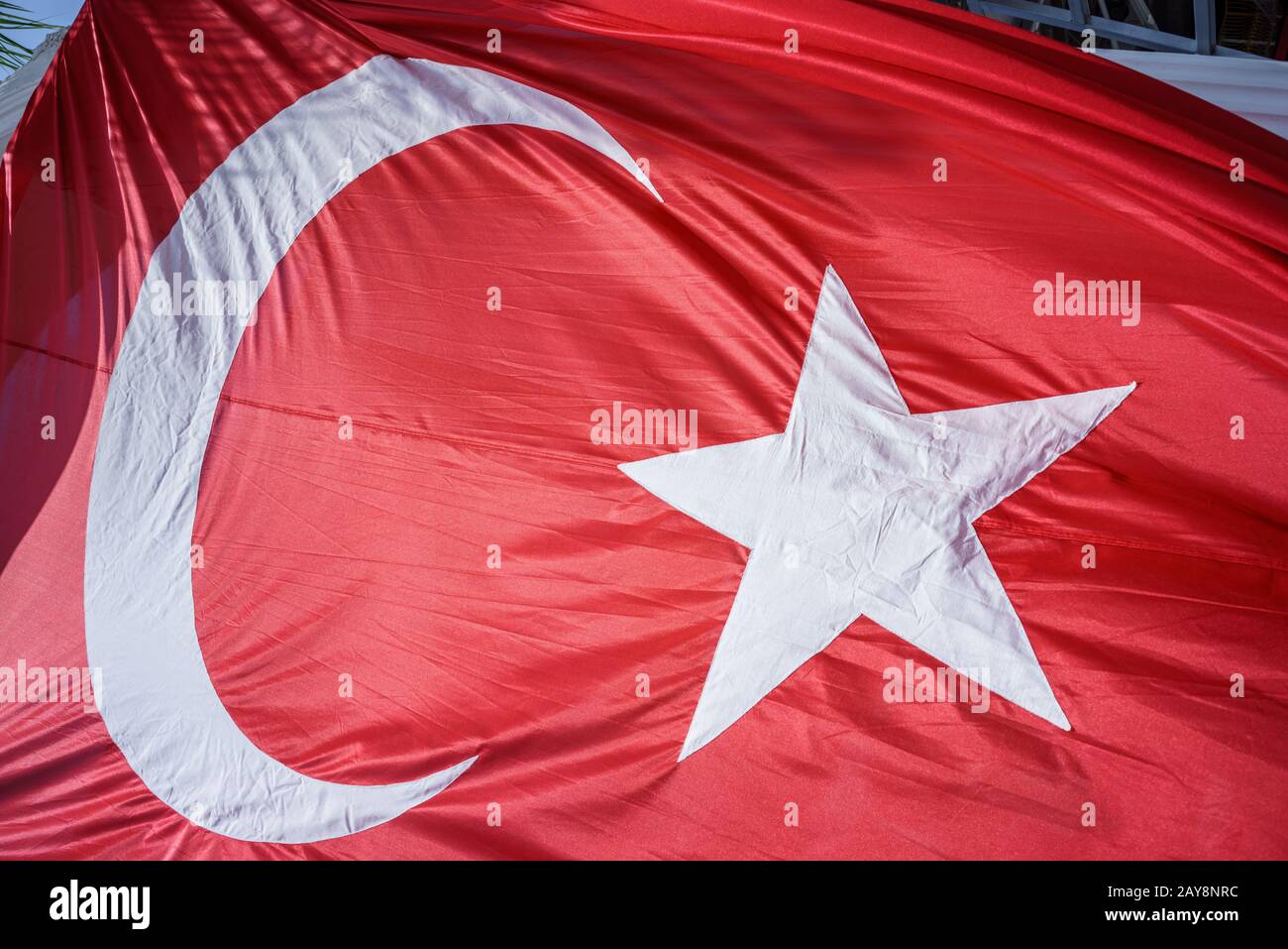 Turkey flag wallpaper hi-res stock photography and images - Alamy