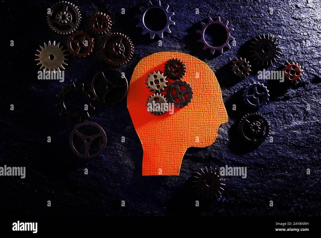 Gear Head Man Stock Photo Alamy gear-head-man-stock-photo-alamy