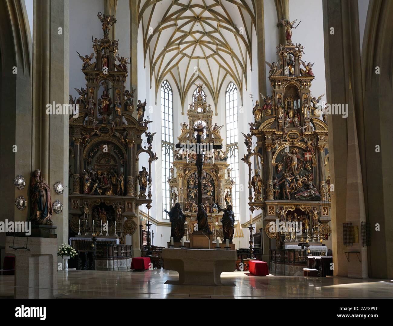 Basilica St. Ulrich and Afra in Augsburg, Bavaria, Germany Stock Photo ...