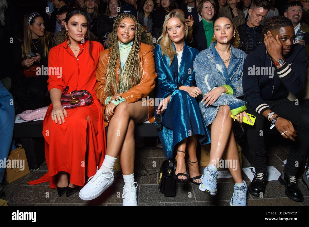 EDITORIAL USE ONLY (left to right) Jessie Ware, Mahalia, Laura Whitmore ...
