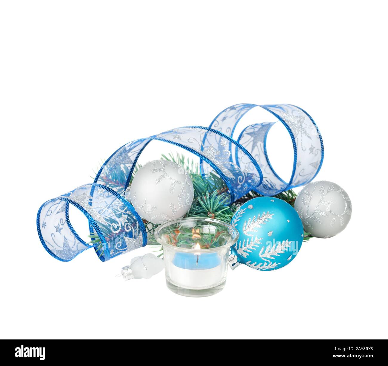 Beautiful Christmas composition Stock Photo - Alamy