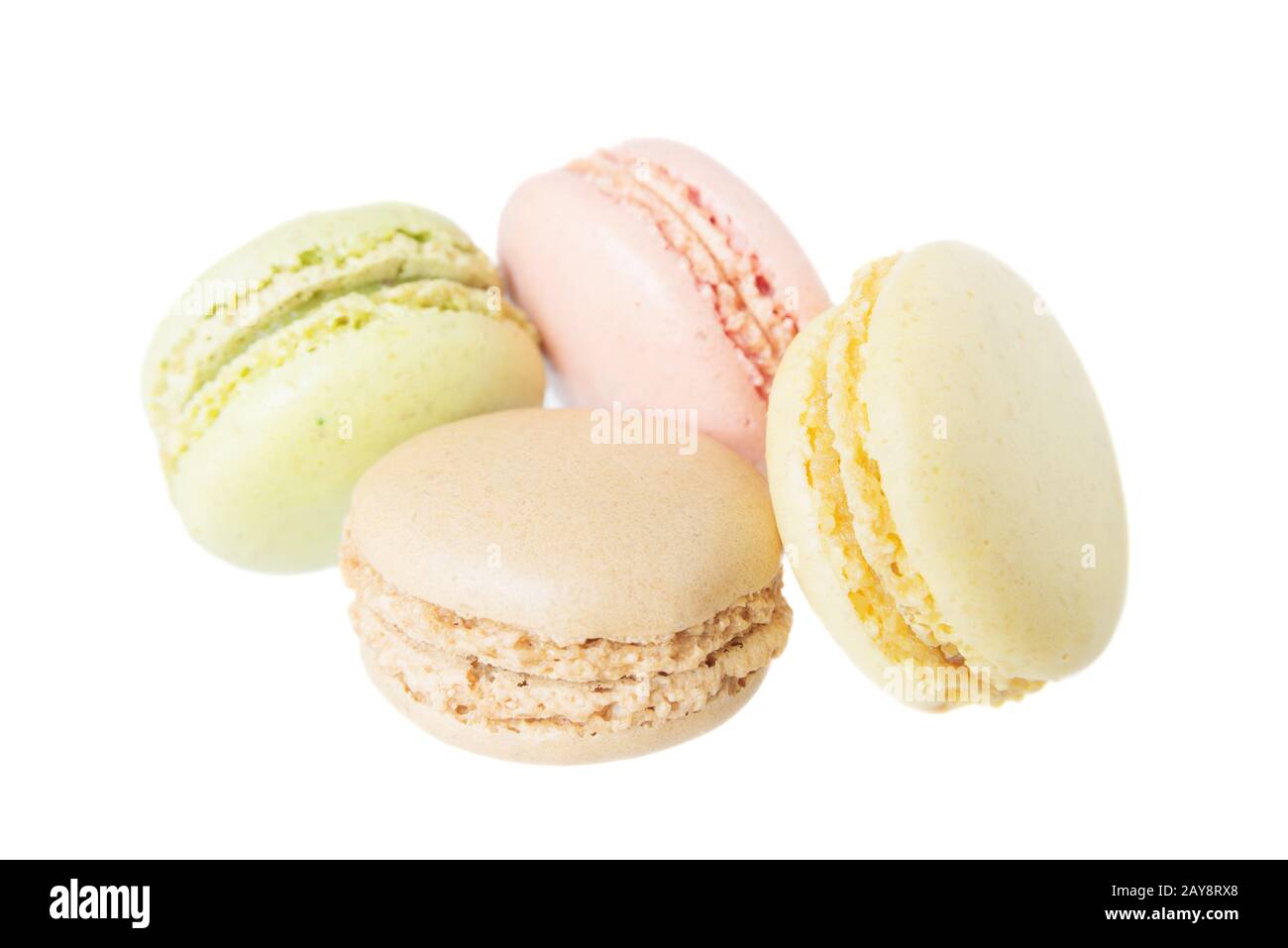 White macaroons hi-res stock photography and images - Alamy