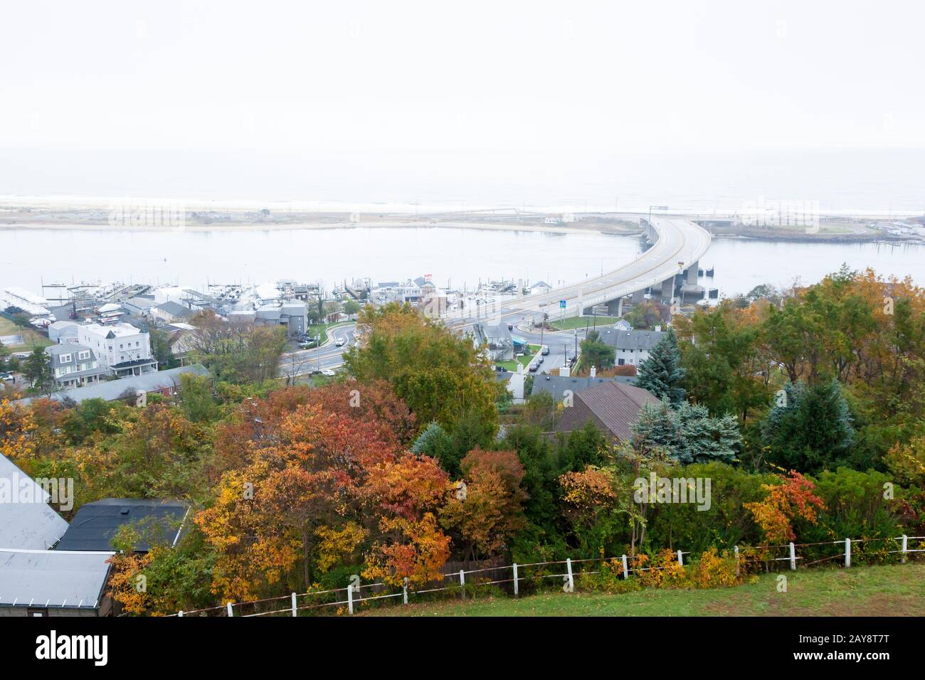 Aerial of sandy hook hi-res stock photography and images - Alamy