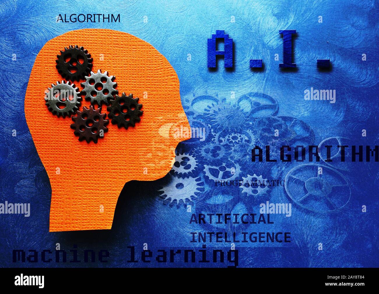 Robot head artificial intelligence hi-res stock photography and images ...