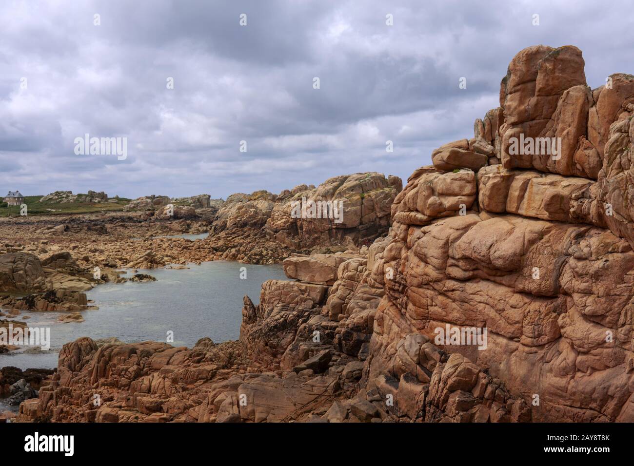 Coastal landscape, Ile de Brehat Stock Photo - Alamy