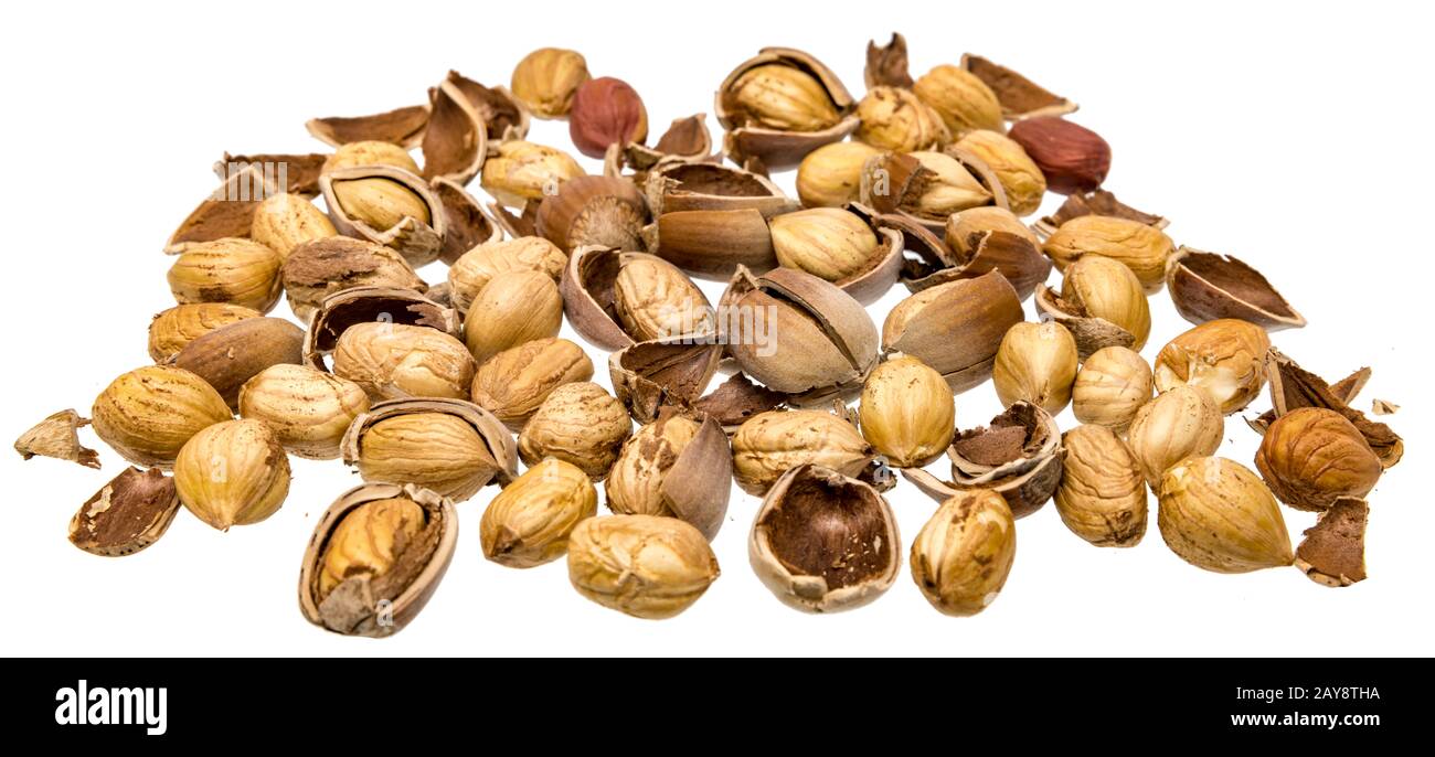 Cracked hazelnut hi-res stock photography and images - Alamy