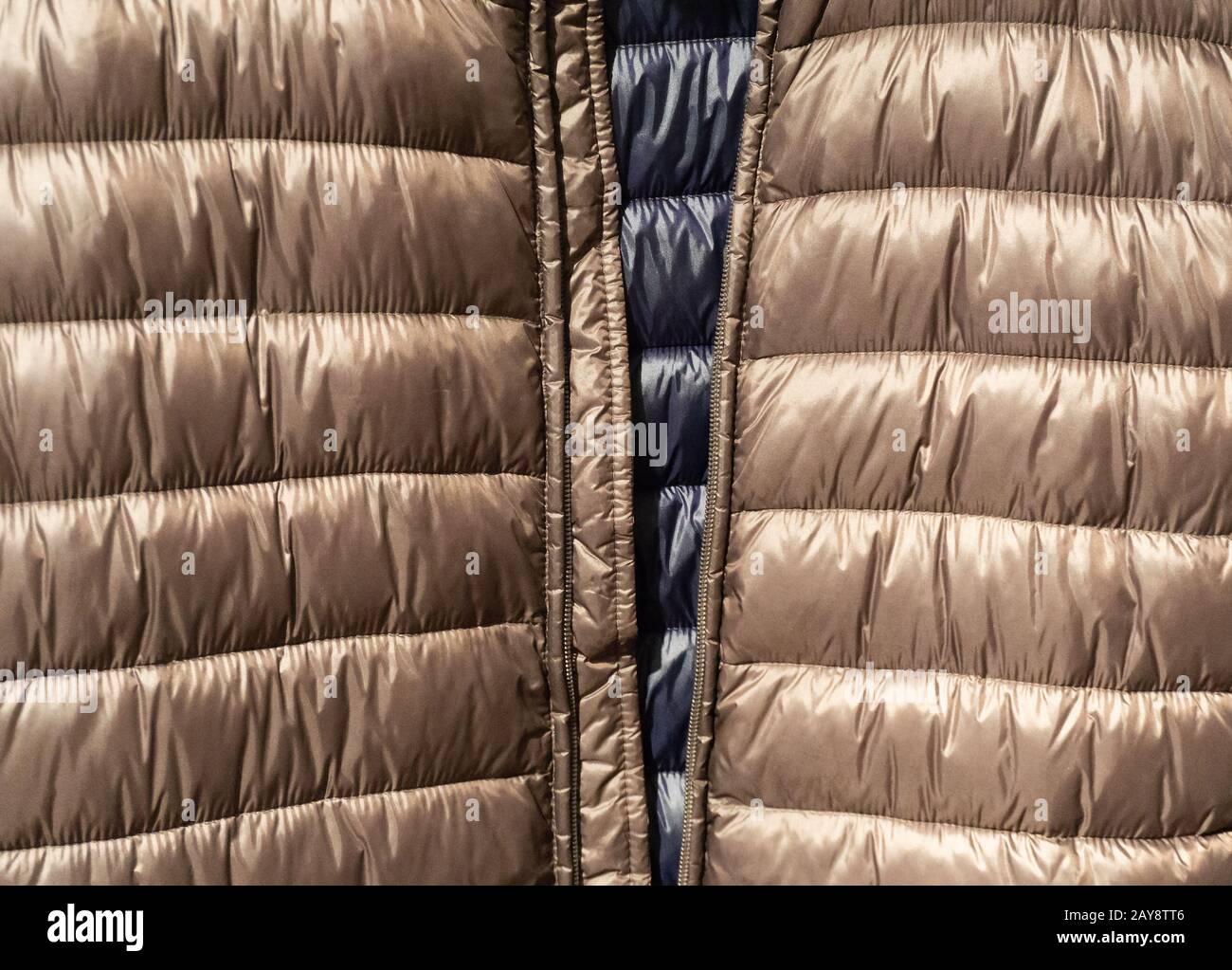 Texture and background of Down jackets fabric Stock Photo - Alamy