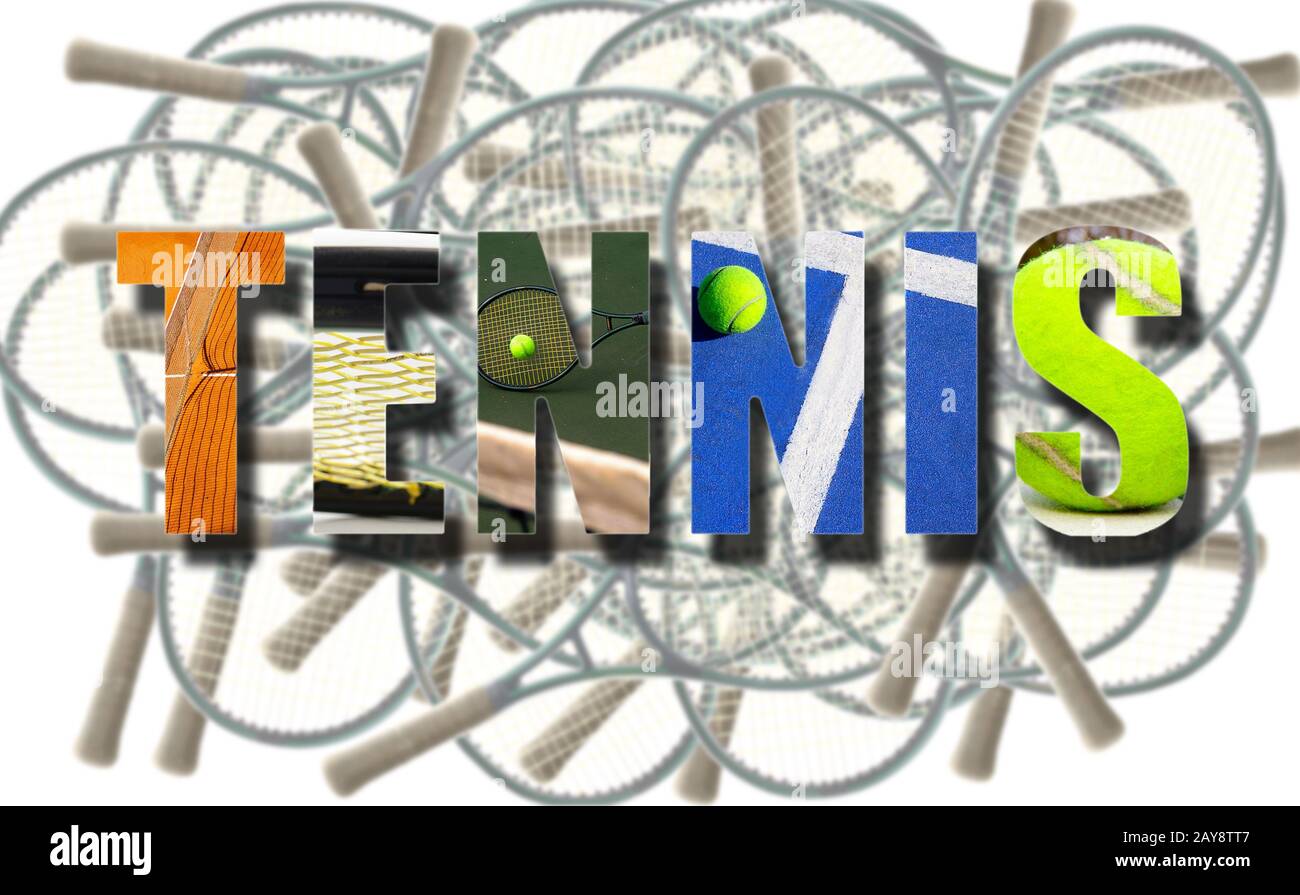 Tennis collage hi-res stock photography and images - Alamy