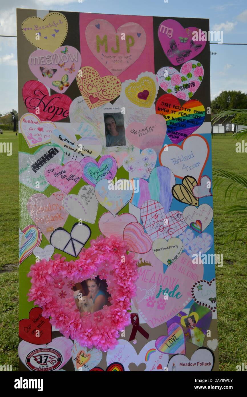 PARKLAND, FL - FEBRUARY 14: Parkland Victims Remembered On Two Year ...