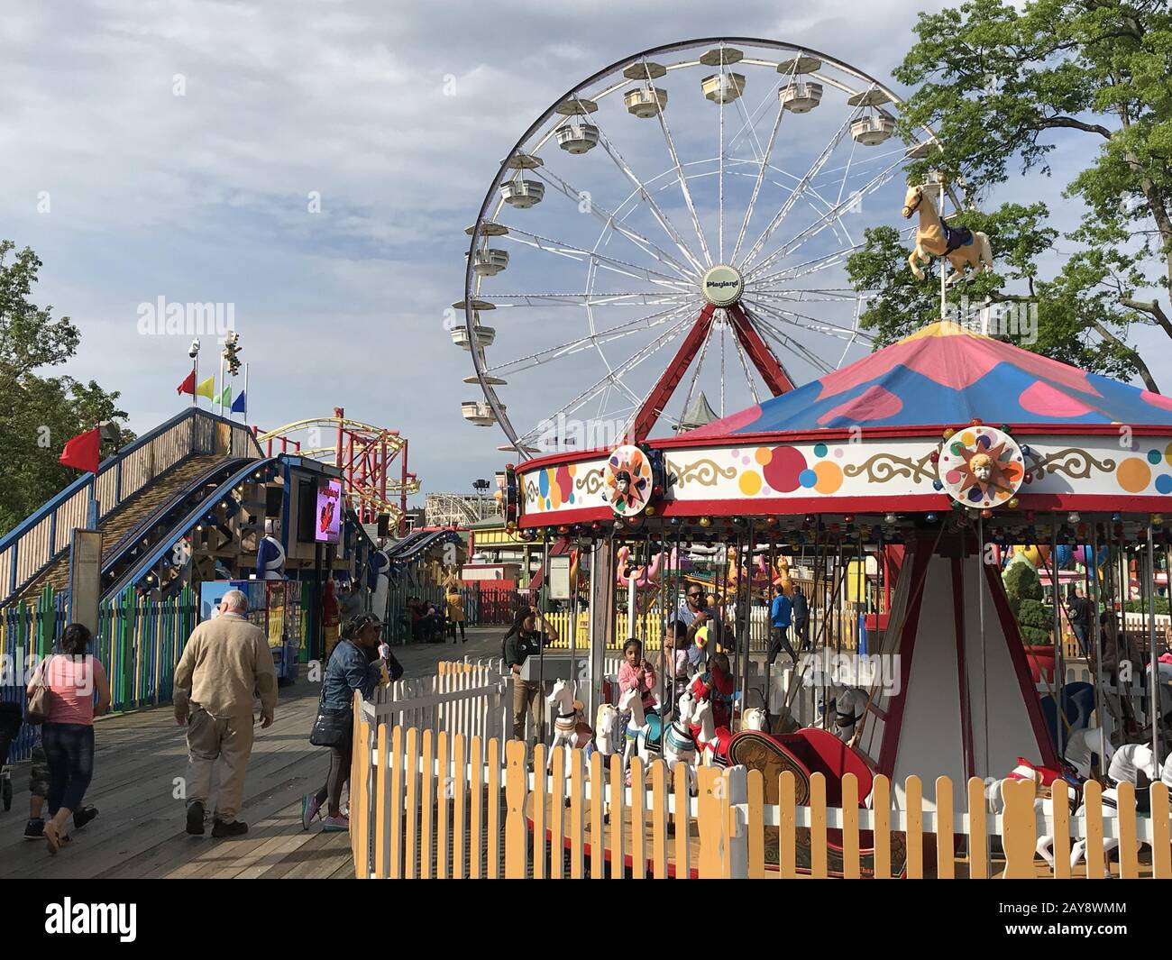 Playland Park in Rye, New York Stock Photo - Alamy
