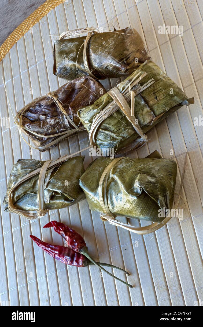 sticky rice cake Stock Photo - Alamy