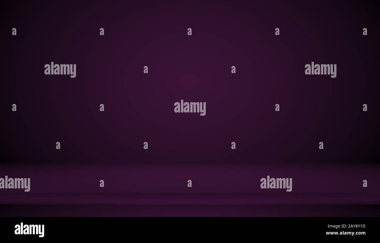 Studio Background Concept - Dark Gradient purple studio room background ...