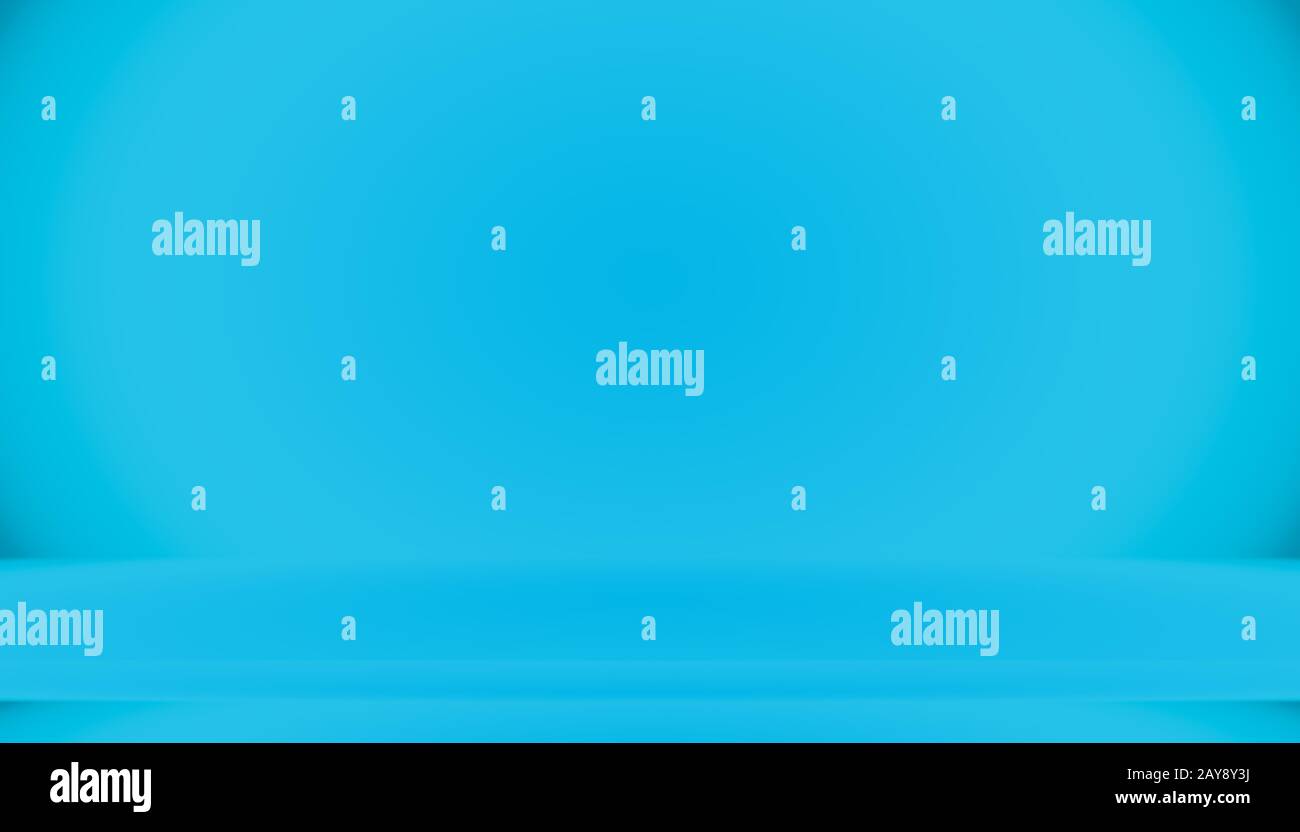 Blue gradient abstract background empty room with space for your text ...