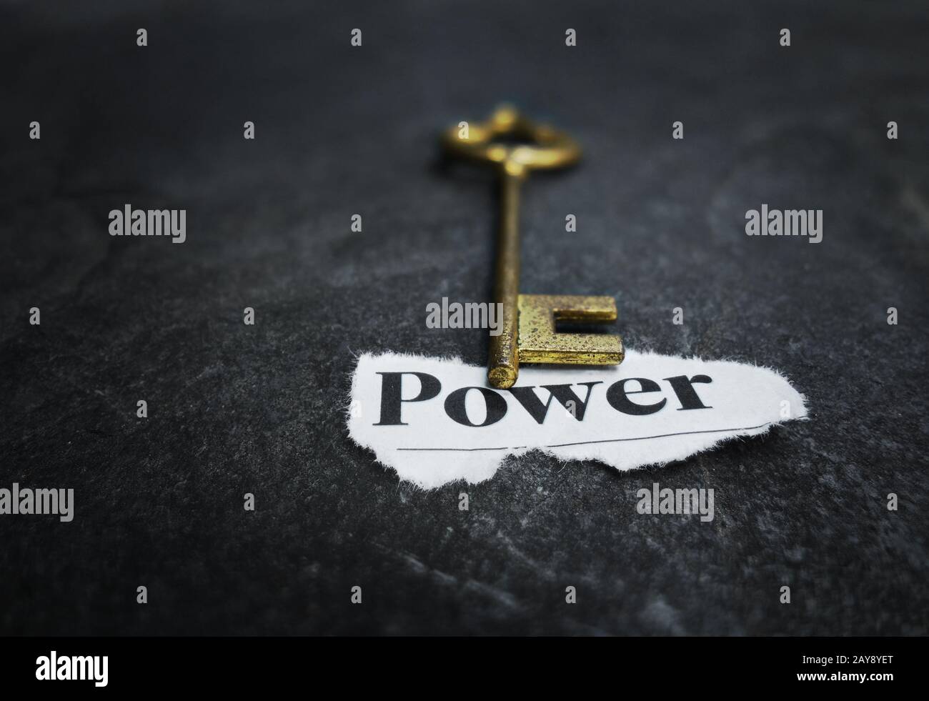 Power and key Stock Photo - Alamy