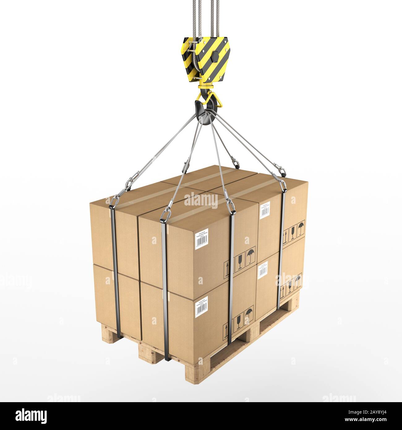 Lifting pallet hi-res stock photography and images - Alamy