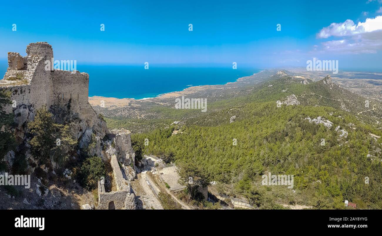 Kantara Castle, Cyprus Stock Photo - Alamy