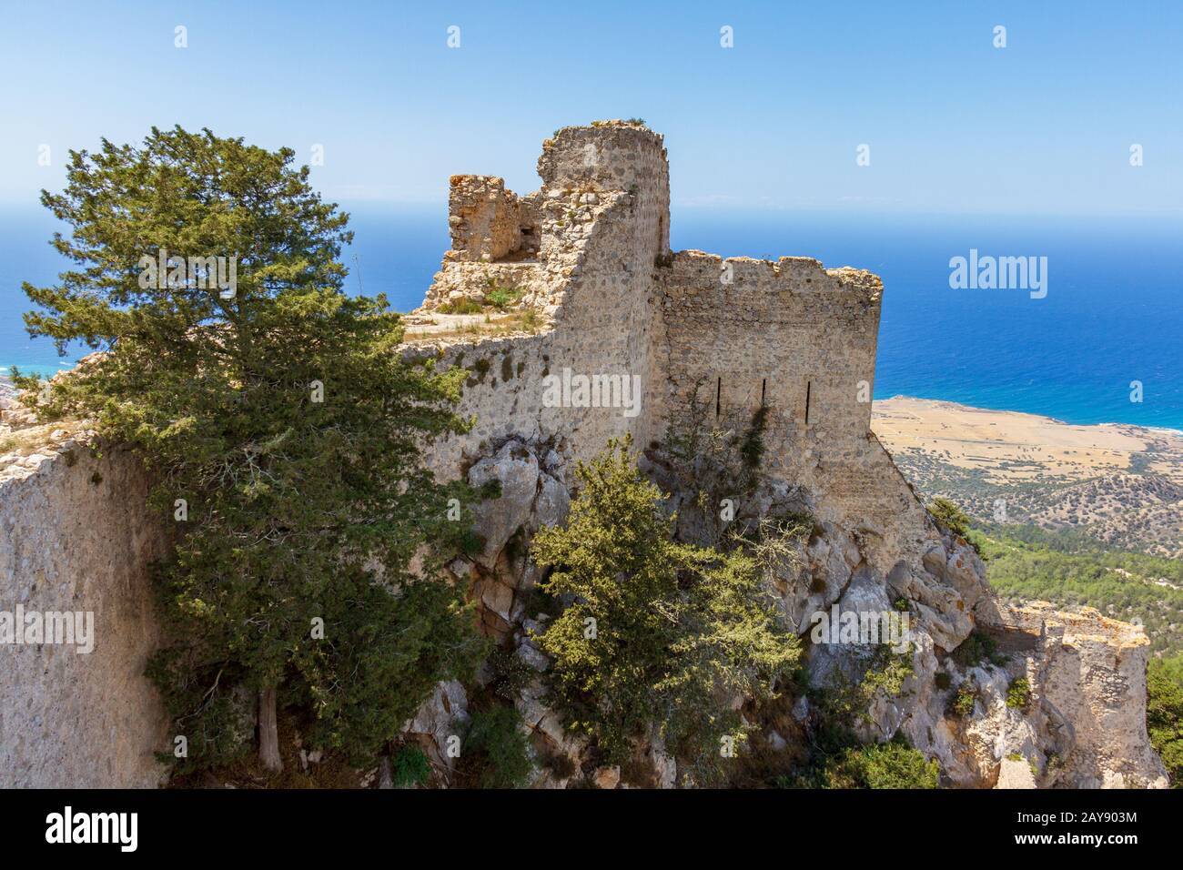 Kantara Castle, Cyprus Stock Photo - Alamy